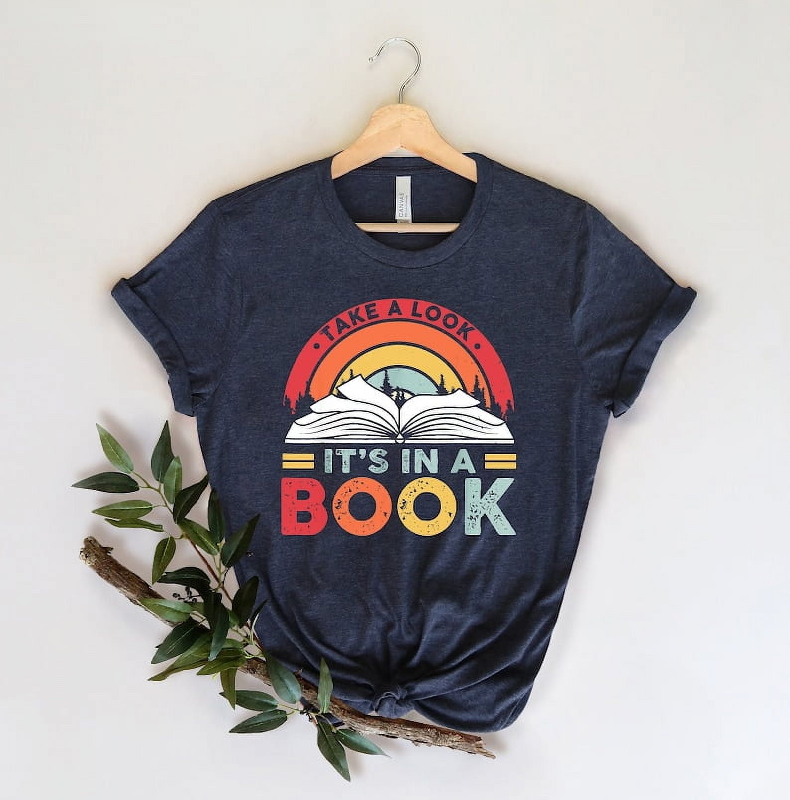 Take a Look it's in a Book T-Shirt, Book Shirt, Reading Shirt, Reading ...