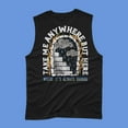 Take me Anywhere Cut off Tank American Traditional Portal Design Unisex ...