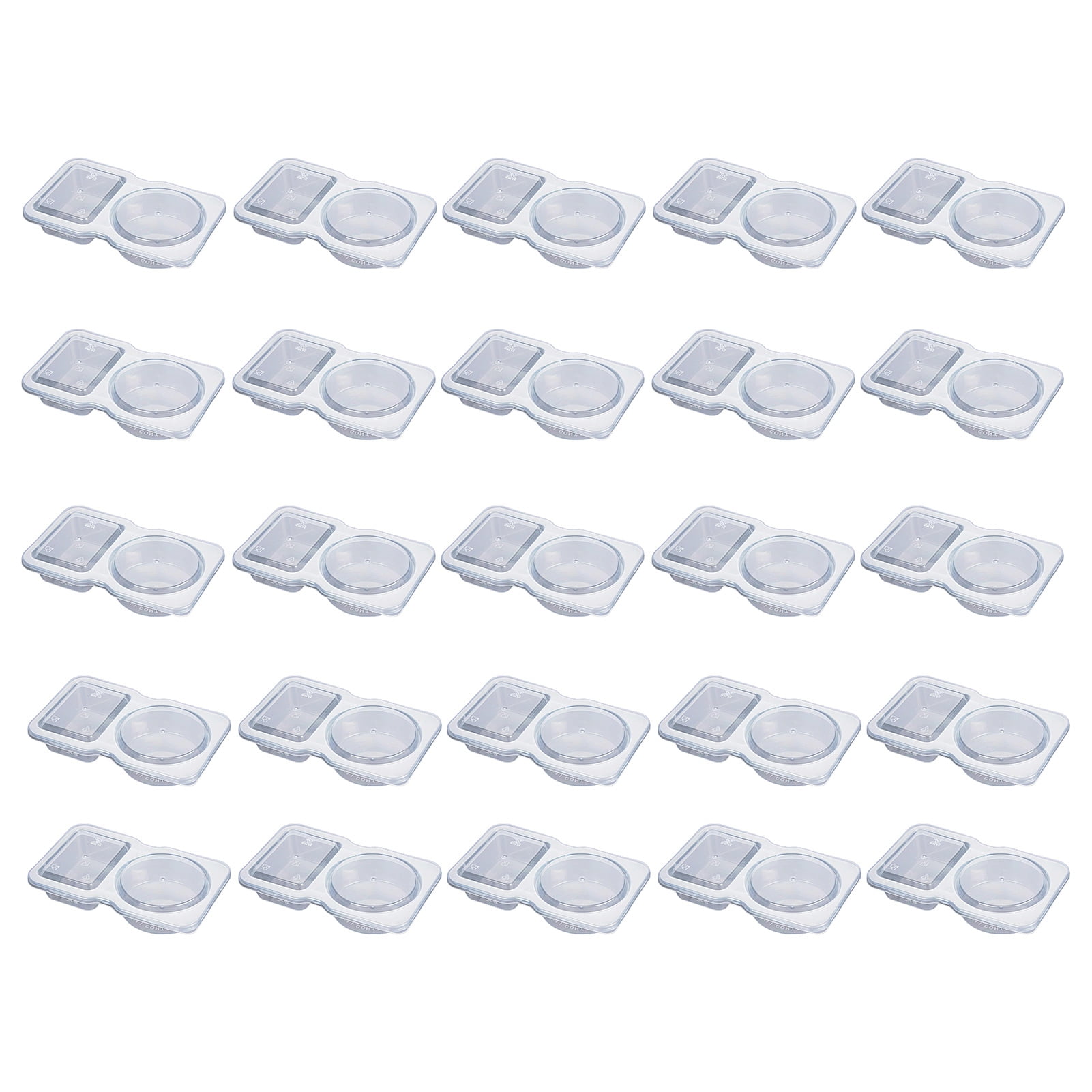 Takeout Seasoning Box Seasoning Box Double Compartment Condiment ...