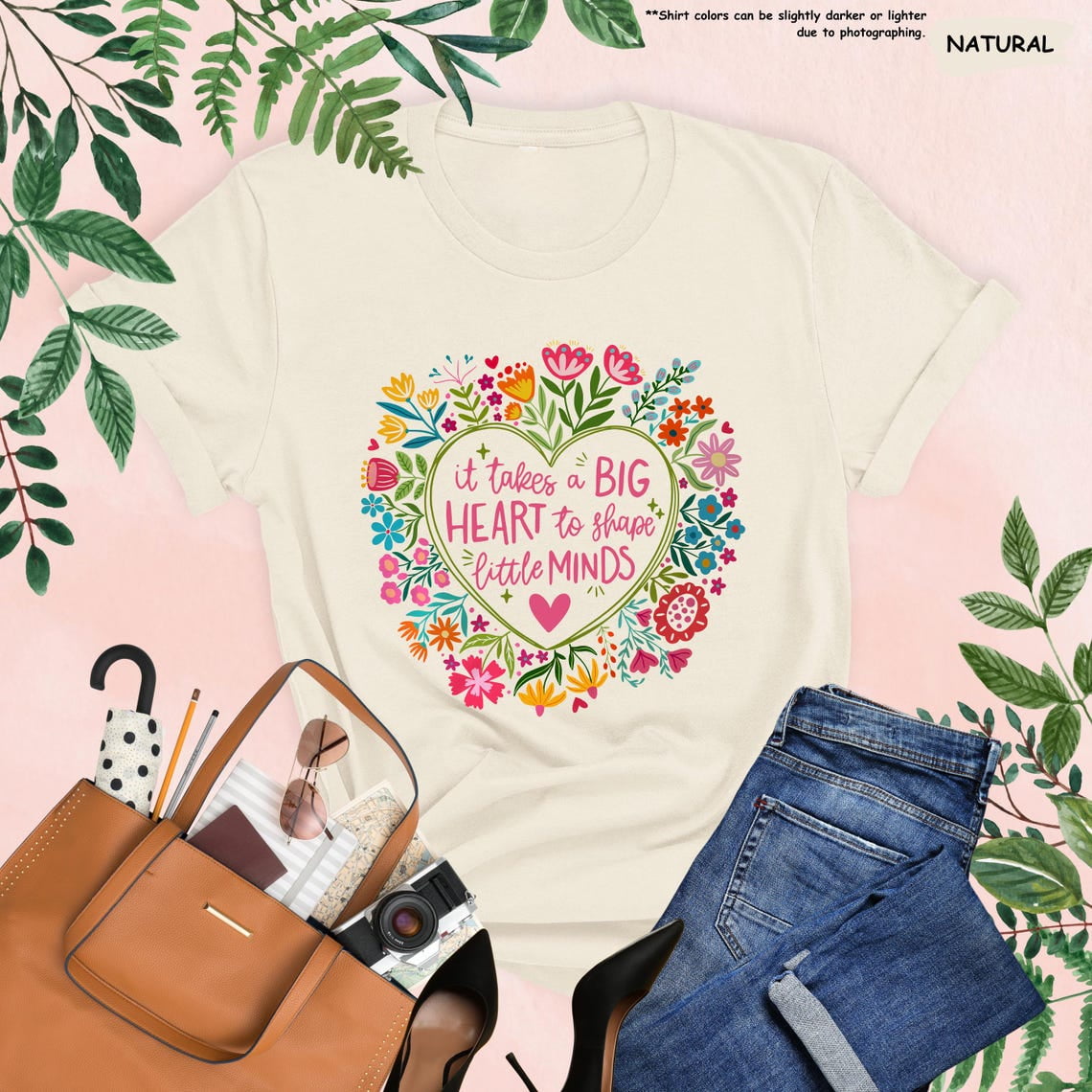 It Takes A Big Heart To Help Shape Little Minds, Teacher Appreciation ...