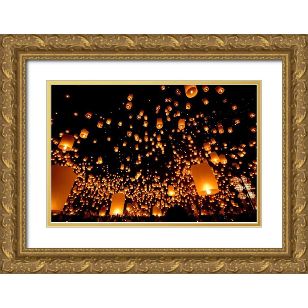 Takeshi, Tsunoda 14x11 Gold Ornate Wood Framed with Double Matting ...