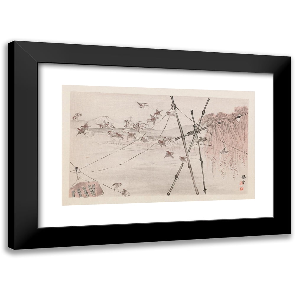 Takeuchi Seihō 14x11 Black Modern Framed Museum Art Print Titled ...