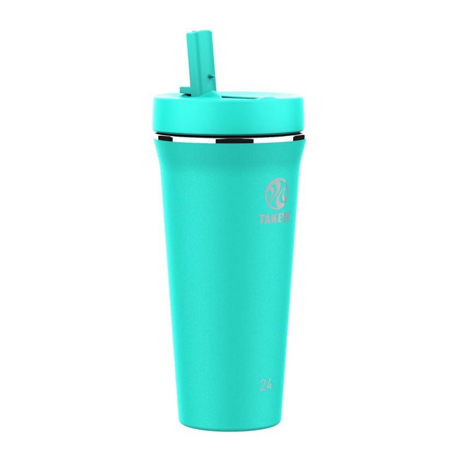 Takeya 6005227 24 oz Straw Mug Tumbler, Teal - Walmart.com