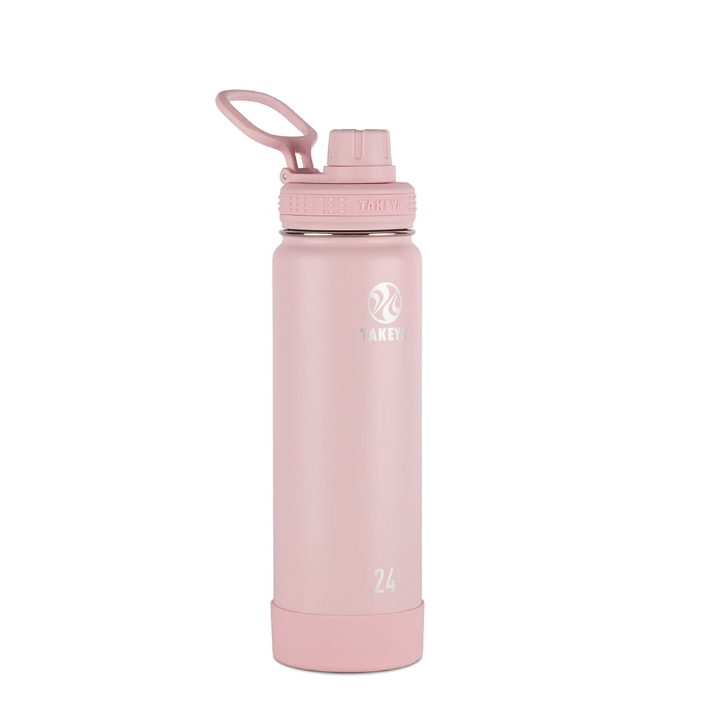Takeya Actives Stainless Steel Water Bottle w/Insulated Spout lid, 24oz ...