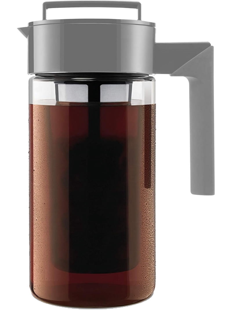 Takeya, Cold Brew Coffee Maker, 1 Quart, Airtight Grey Lid - Walmart.com