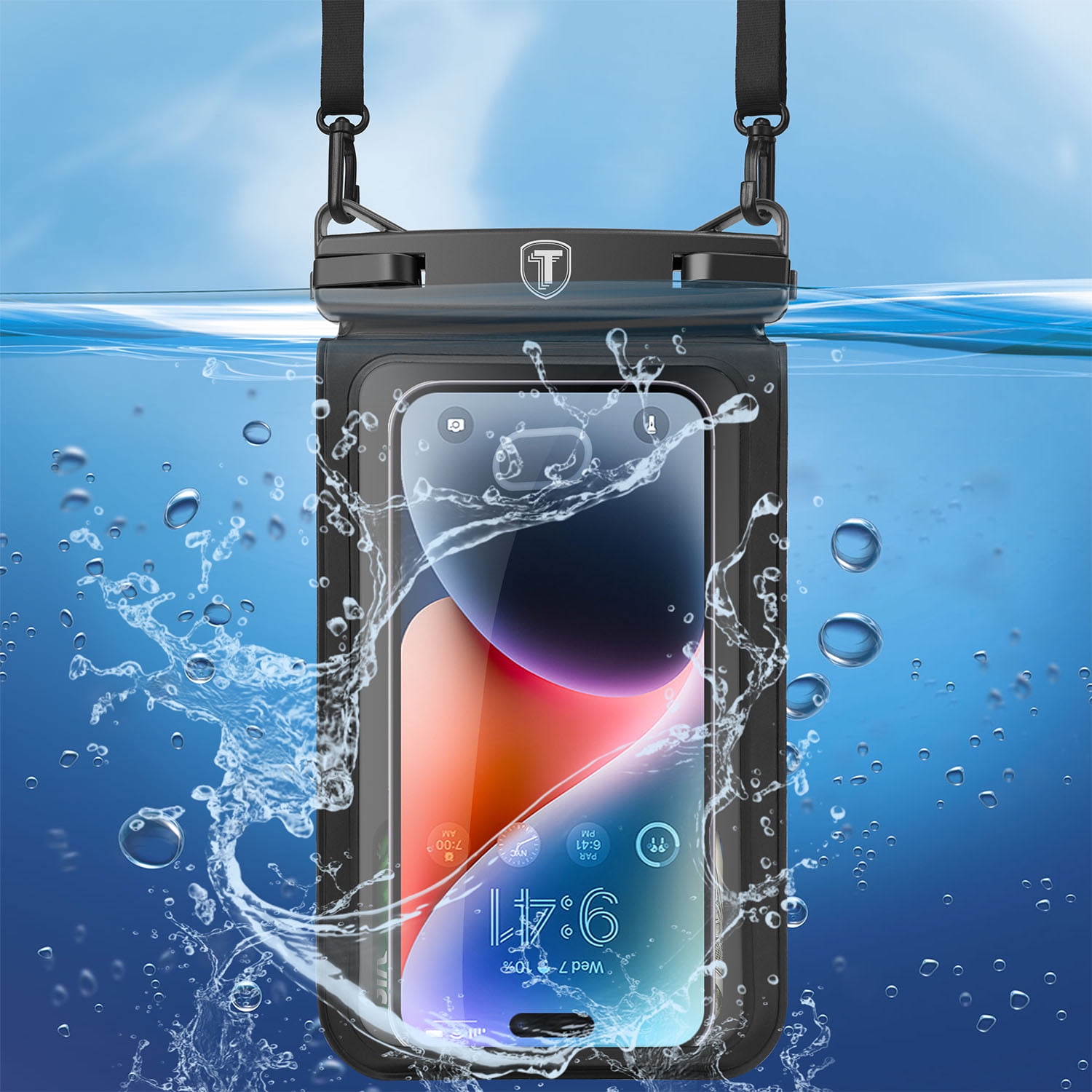 Takfox Flip Cell Phone Case for iPhone, Black - Walmart.com
