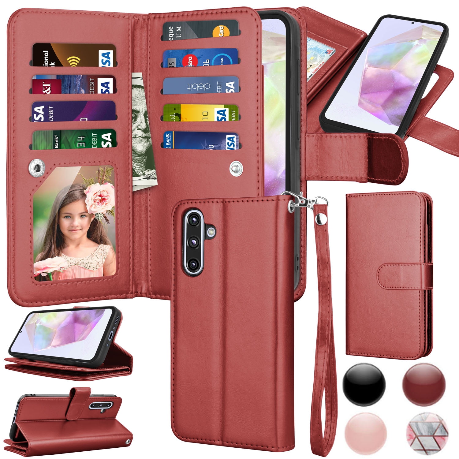 Takfox Galaxy A36 5G Case,for Samsung Galaxy A36 Wallet Phone Case ...