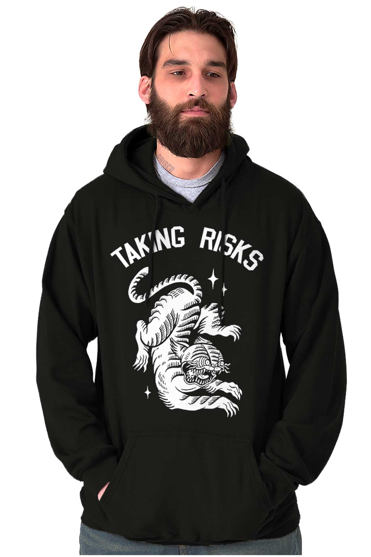 Taking Risks Korean Minhwa Tiger Unisex Plus Fleece Graphic Hoodie ...