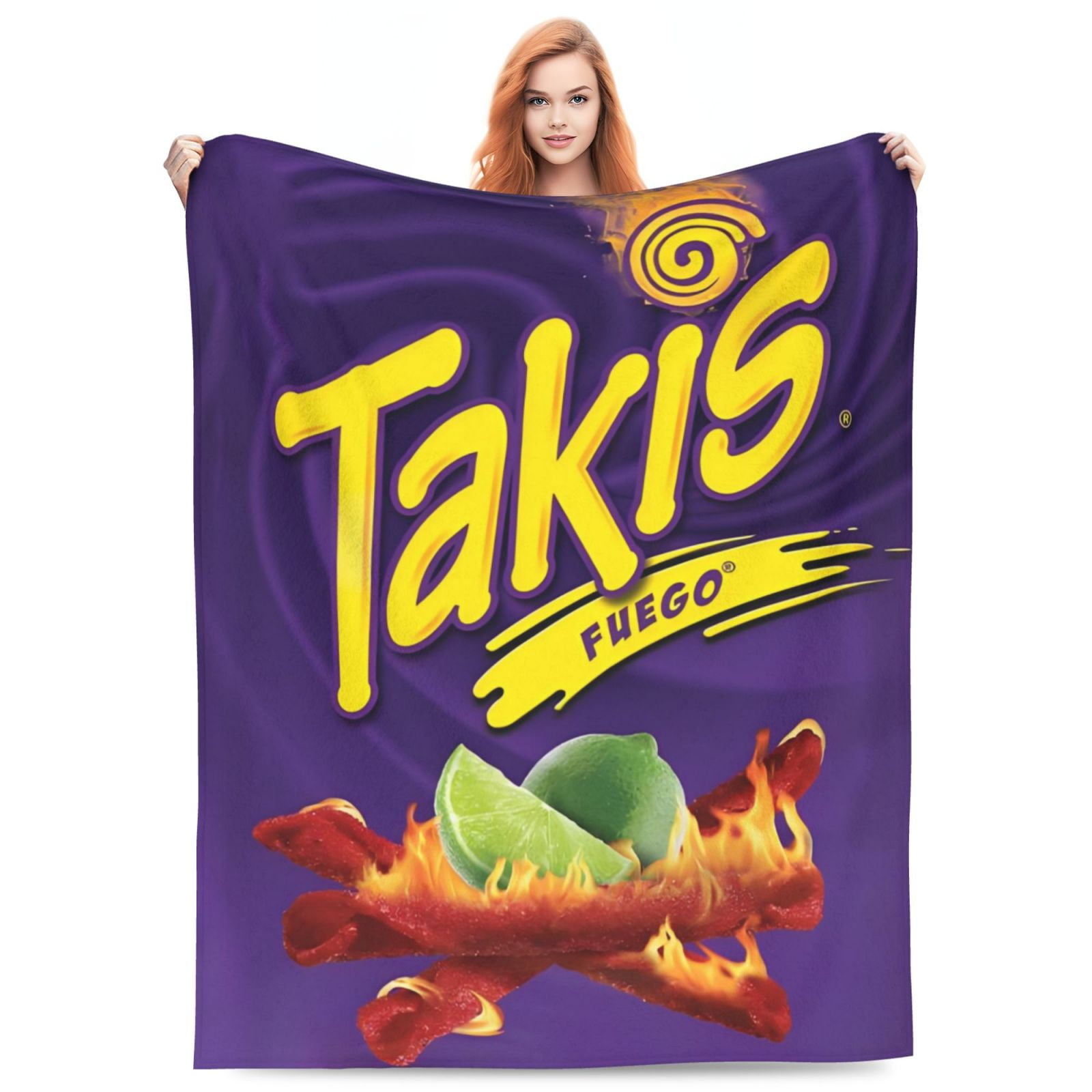 Takis Blanket Warm Soft Flannel Throw Blankets All Season for Couch Bed ...