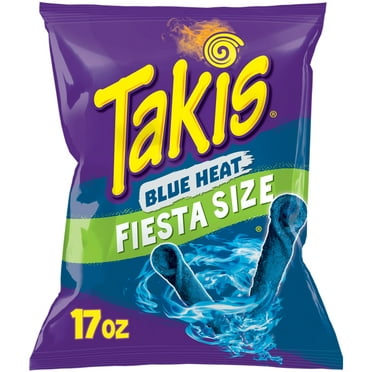 Takis Fuego 17 oz Fiesta Size Bag, Hot Chili Pepper & Lime Rolled ...