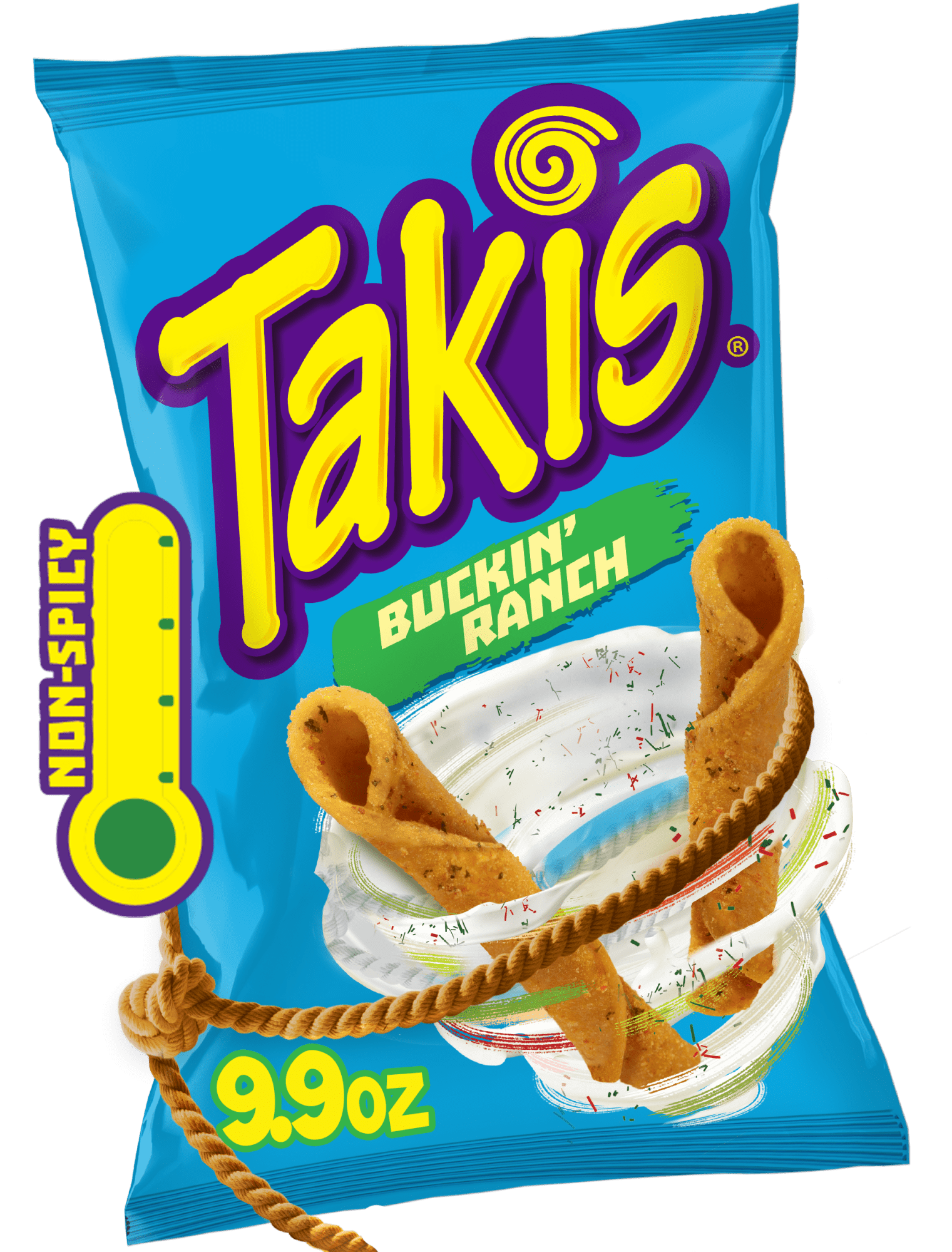 Takis Buckin' Ranch 9.9 oz Sharing Size Bag, Ranch Rolled Tortilla ...