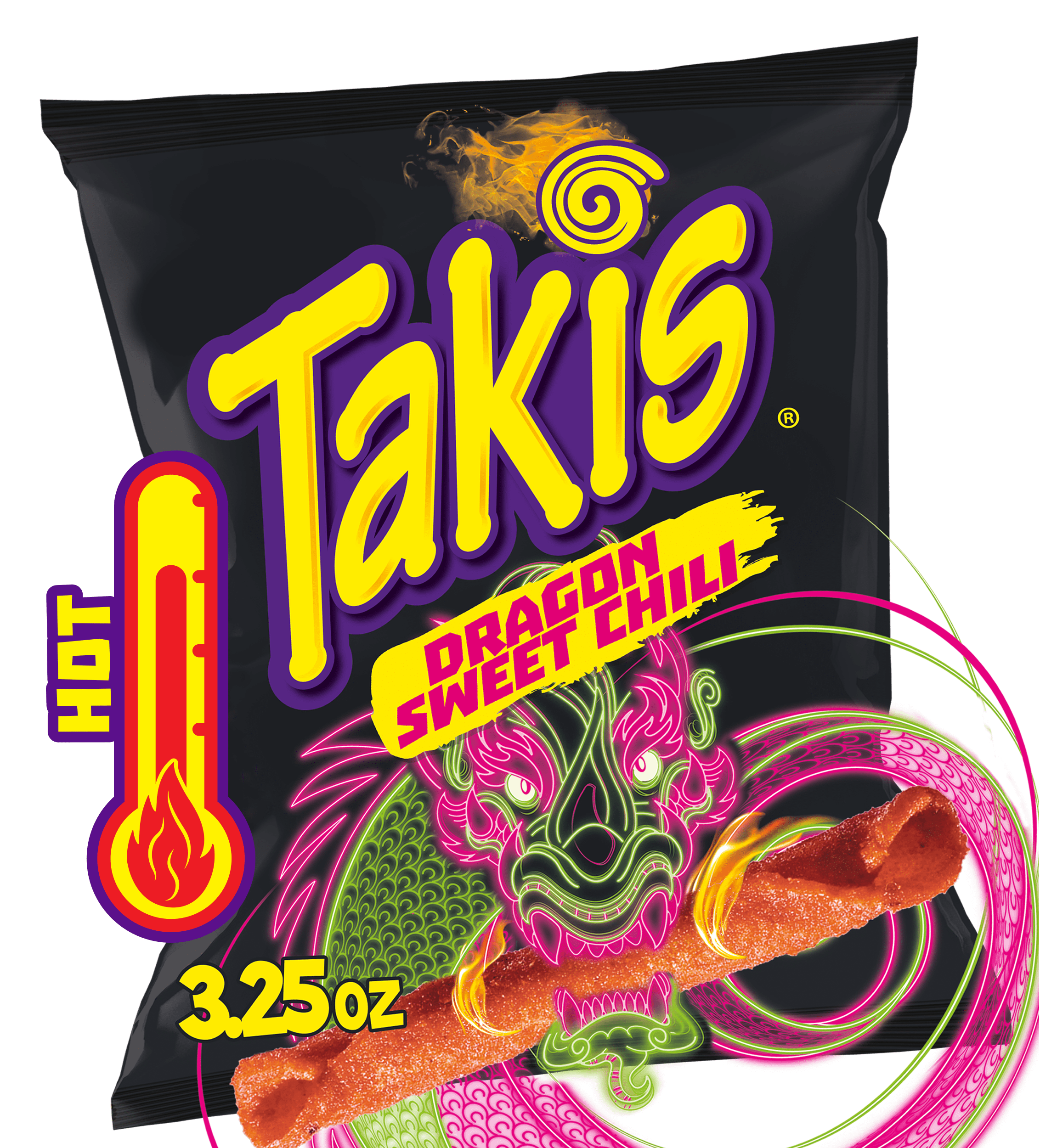 Takis Dragon Sweet Chili 3.25 oz Snack Size Bag, Spicy Sweet Chili ...