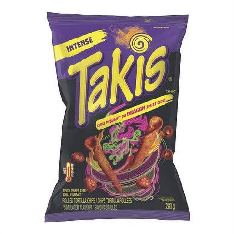 Takis Dragon Sweet Chili Rolled Tortilla Chips, 280g/9.8 oz., Bag ...