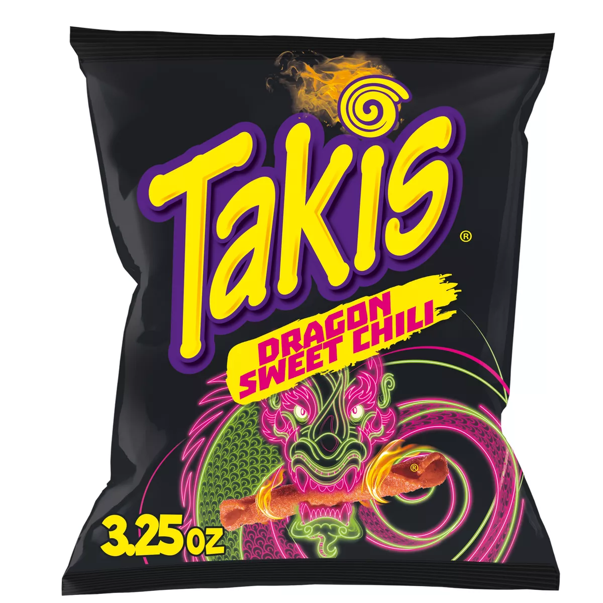 Takis Dragon Sweet Chili Rolled Tortilla Chips, 3.25 oz (Pack of 20 ...