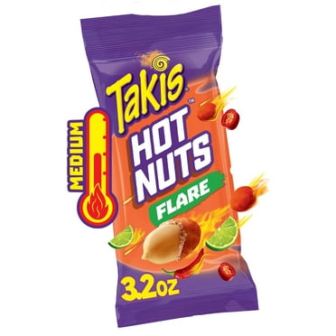 Takis Hot Nuts 18 pc / 1.75 oz Value Size Case, Assorted Double-Crunch ...