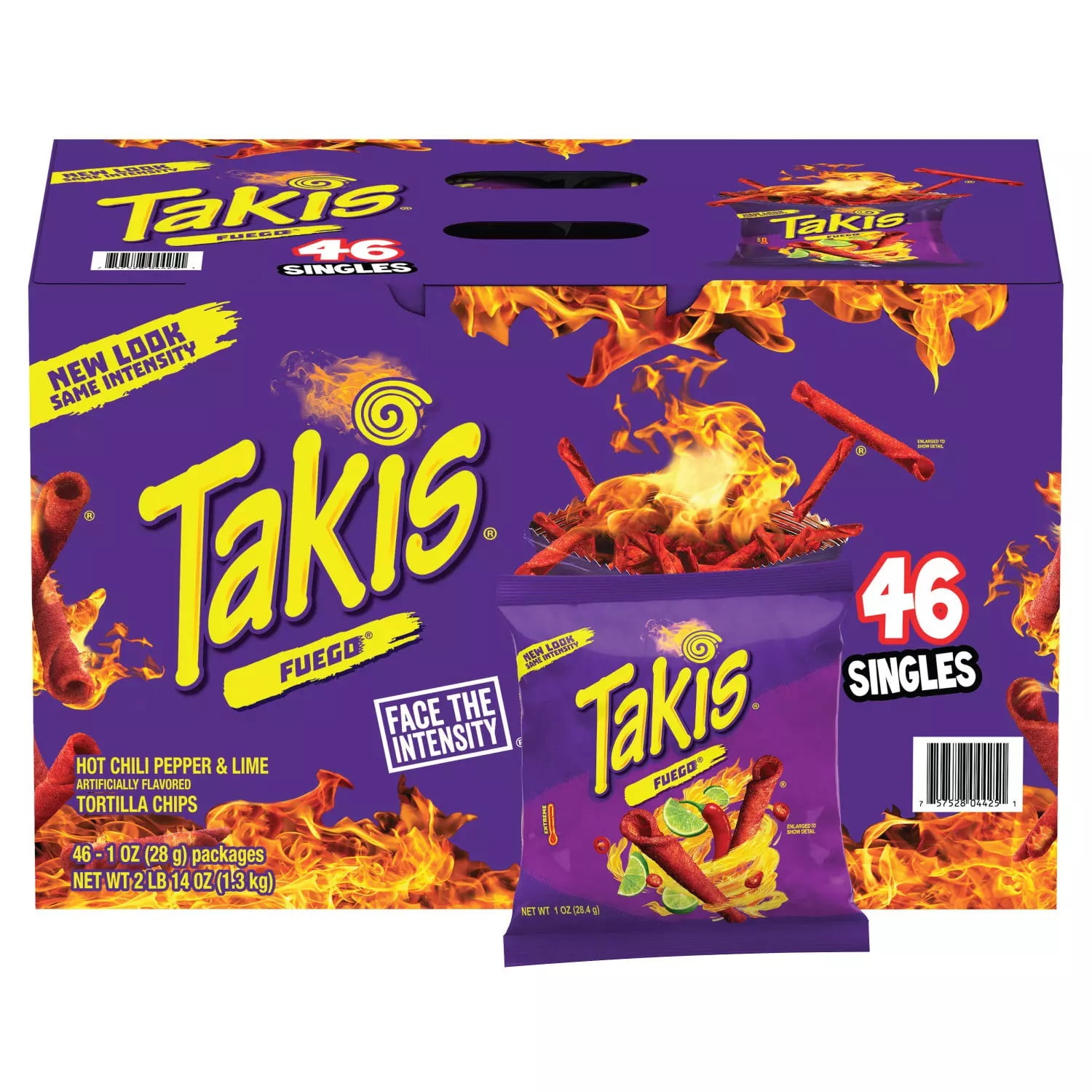 Takis Mini Multicolored Assorted Chip Packs 1 oz. Single-Serve Spicy ...