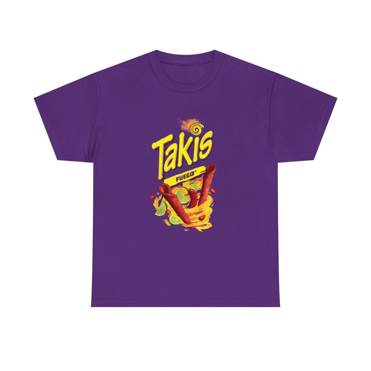 Takis Fuego Chips Zombie Purple Black T Shirt Heavy Cotton Tee Apparel ...