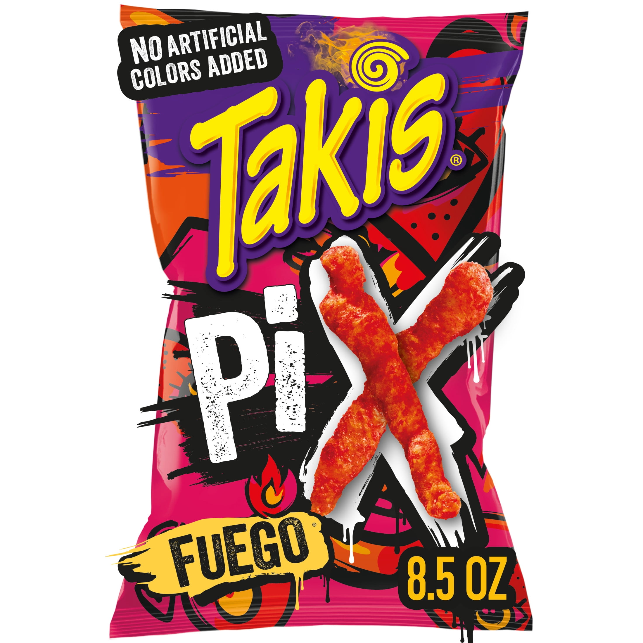 Takis Fuego Pix 8.5 oz Sharing Size Bag, Hot Chili Pepper & Lime ...