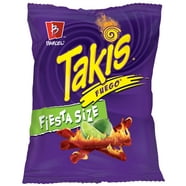 Takis Fuego Duos 3 oz Snack Size Bag, Hot Chili Pepper, Lime ...