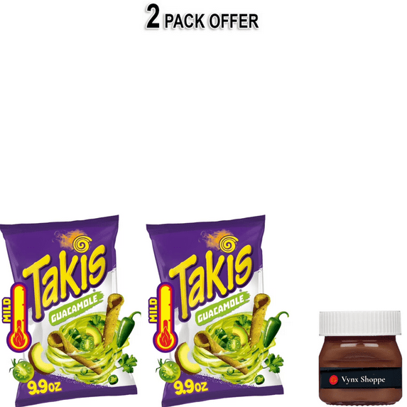 Takis Guacamole 9.9 oz Sharing Size Bag, Guacamole Rolled Tortilla ...