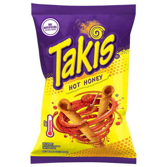 Takis Hot Honey 9.9 oz Sharing Size Bag, Spicy Honey Flavored Rolled ...