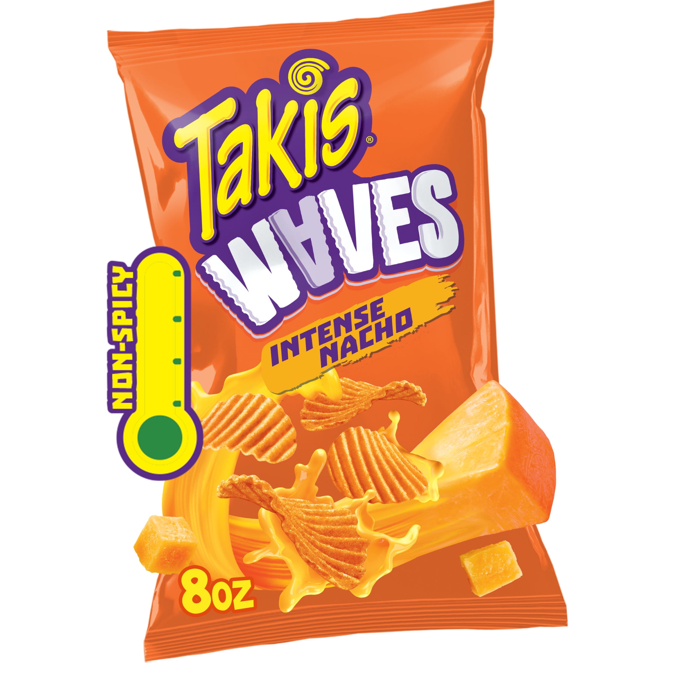 Takis Party Size Intense Nacho Waves, Cheese Wavy Potato Chips, 8 oz ...