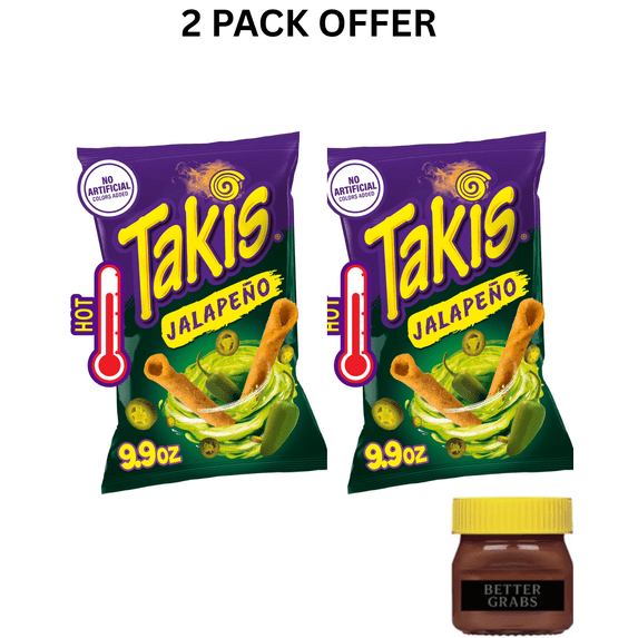 Takis Jalapeno 9.9 oz Sharing Size , Pickled Jalapeno Rolled Tortilla ...