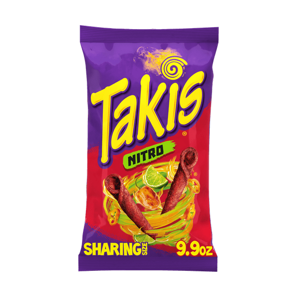 Takis Nitro 9.9 oz Sharing Size Bag, Habanero & Lime Rolled Tortilla Chips - Walmart.com