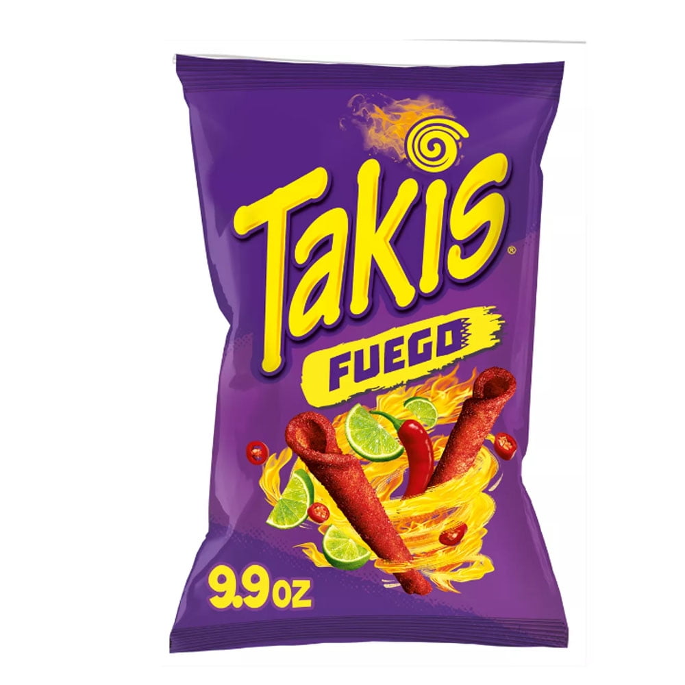Takis Rolled Fuego Tortilla Chips - 9.9oz - Walmart.com