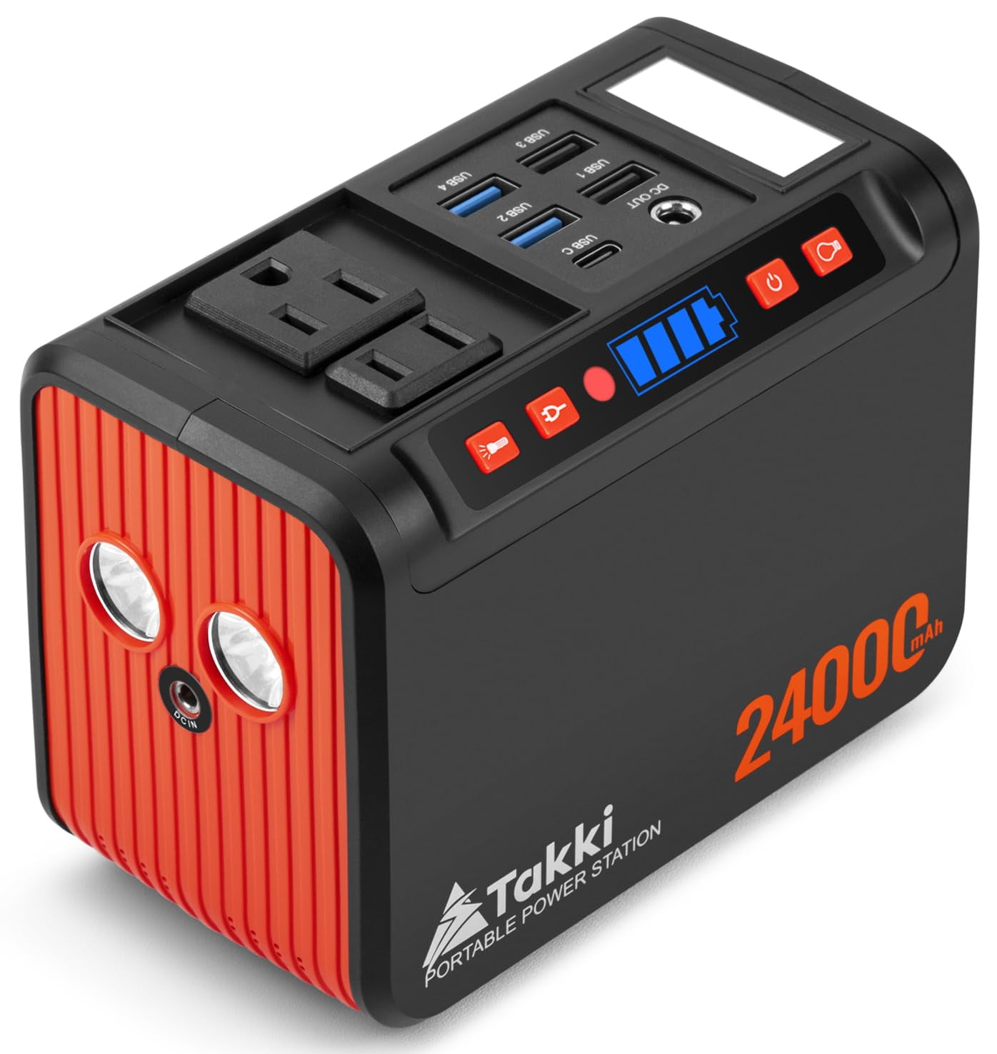 Takki 88.8Wh Portable Power Station Lithium Battery Solar Generator ...