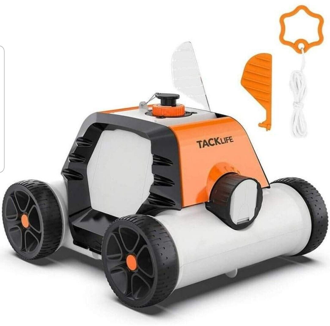 Taklife IPX8 90 Minute Rechargeable Cordless Robotic Pool Cleaner ...