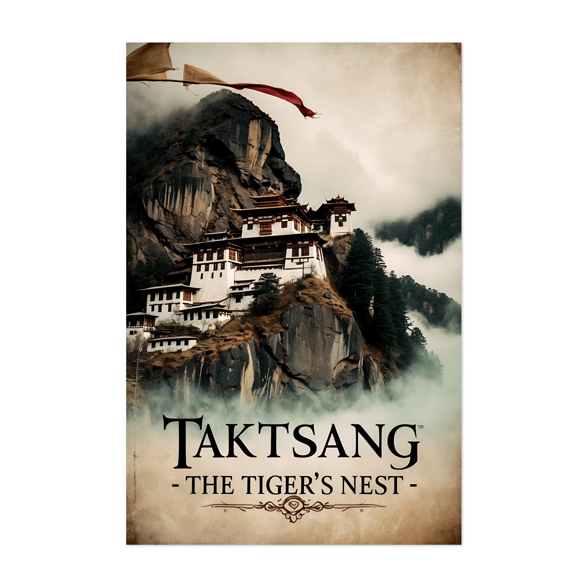 Taktsang Monastery Poster – Bhutan’s Iconic Cliffside Temple - Paro ...