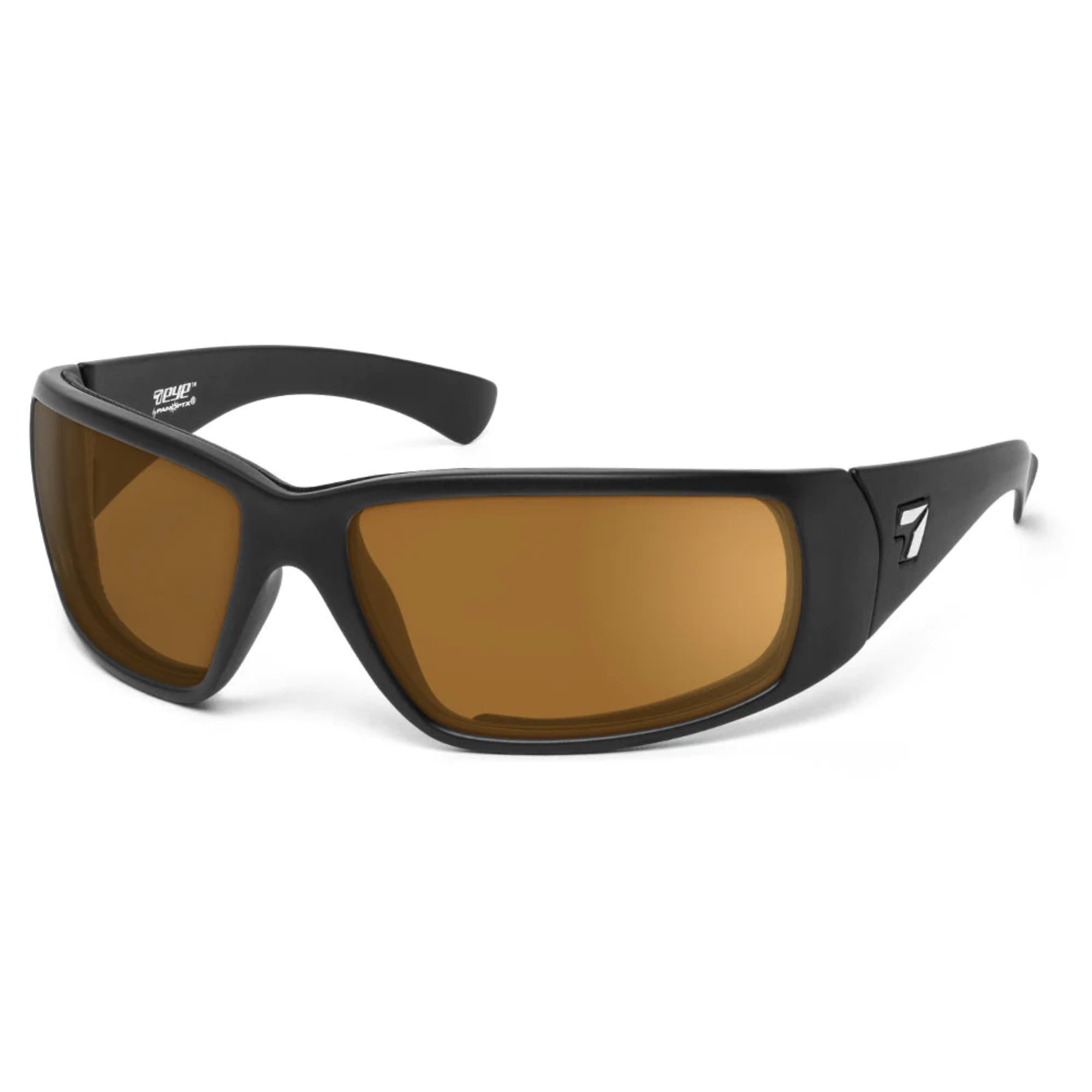 Taku AirDam Sunglasses,Matte Black Frame,SharpView Polarized Copper ...