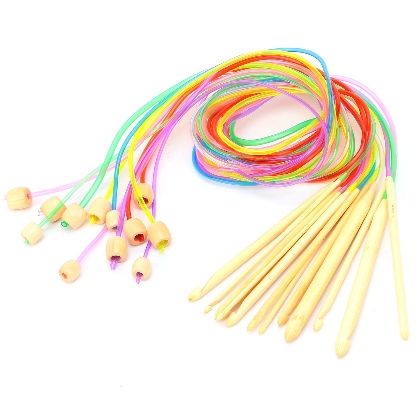 Takumi Combo Set Tunisian Crochet Hooks, Colorful And Attractive ...