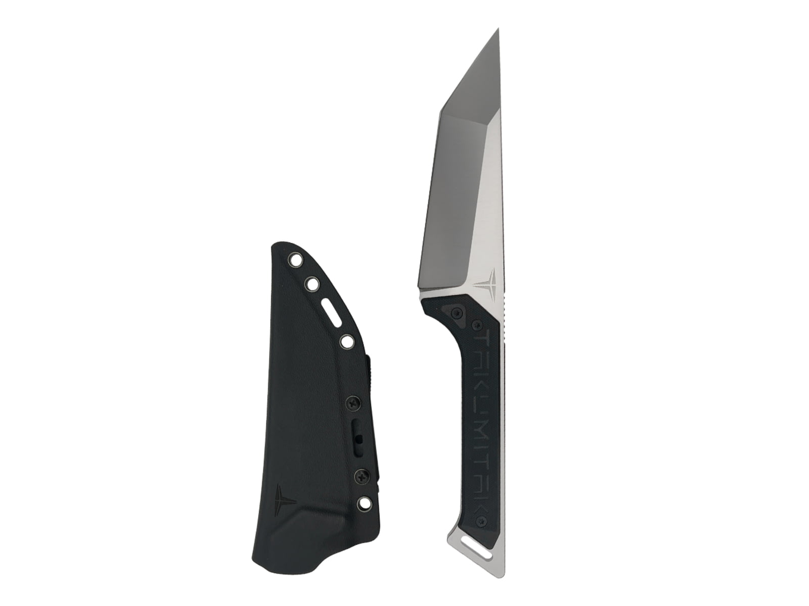 Takumitak Charge Fixed Blade Knife, 5.25in, D2, Tanto, G10 Handle ...