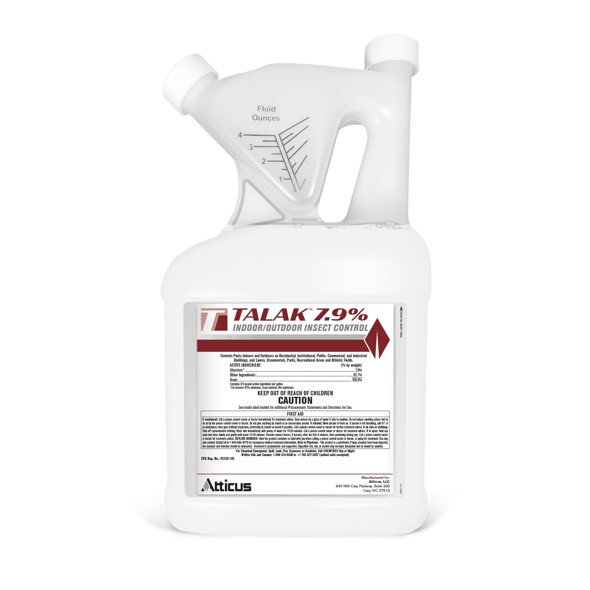 Talak 7.9% Indoor/Outdoor Insect Control - Bifenthrin Concentrate (1 ...