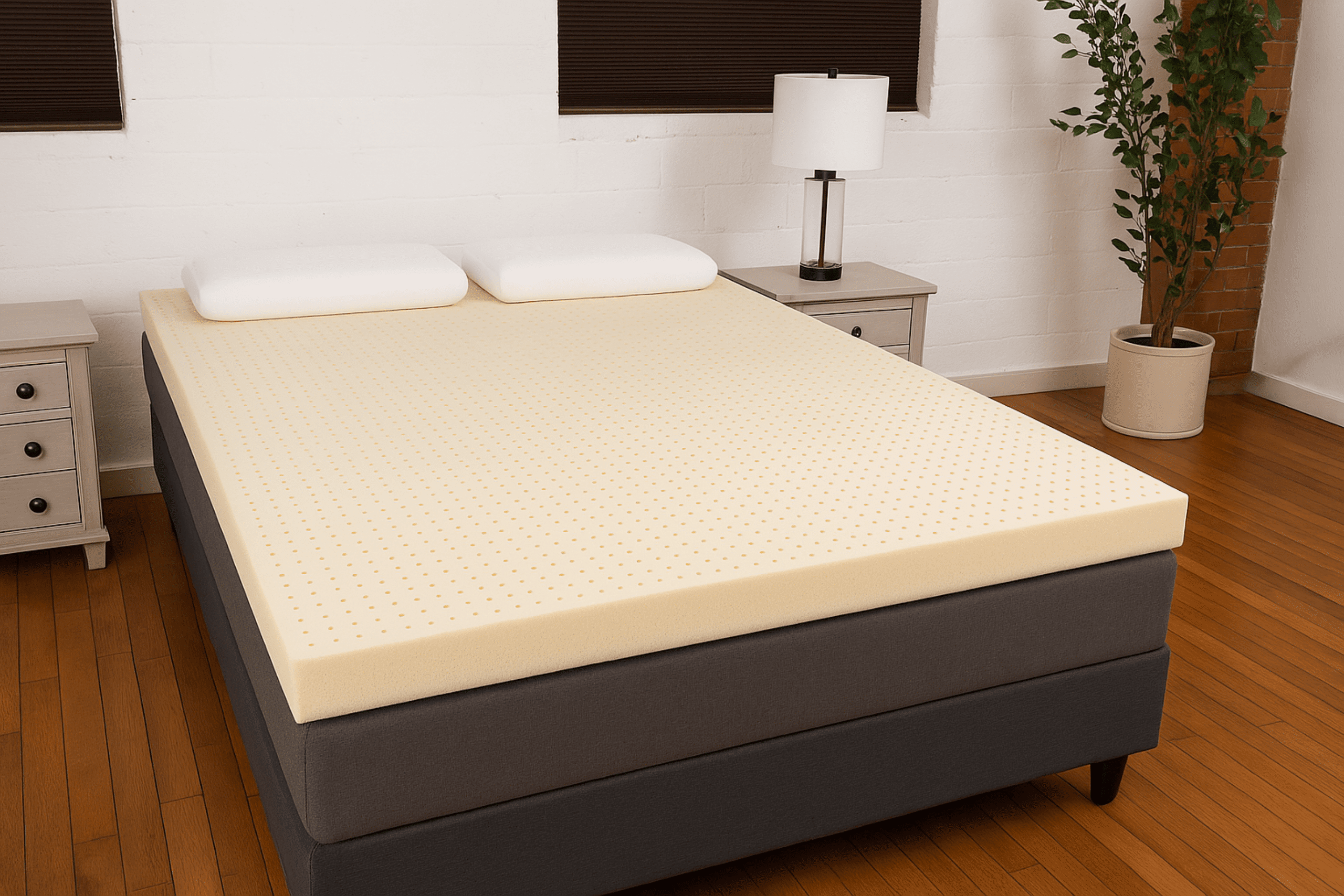 Talalay Latex Mattress Topper - Medium - 3" - King - Walmart.com