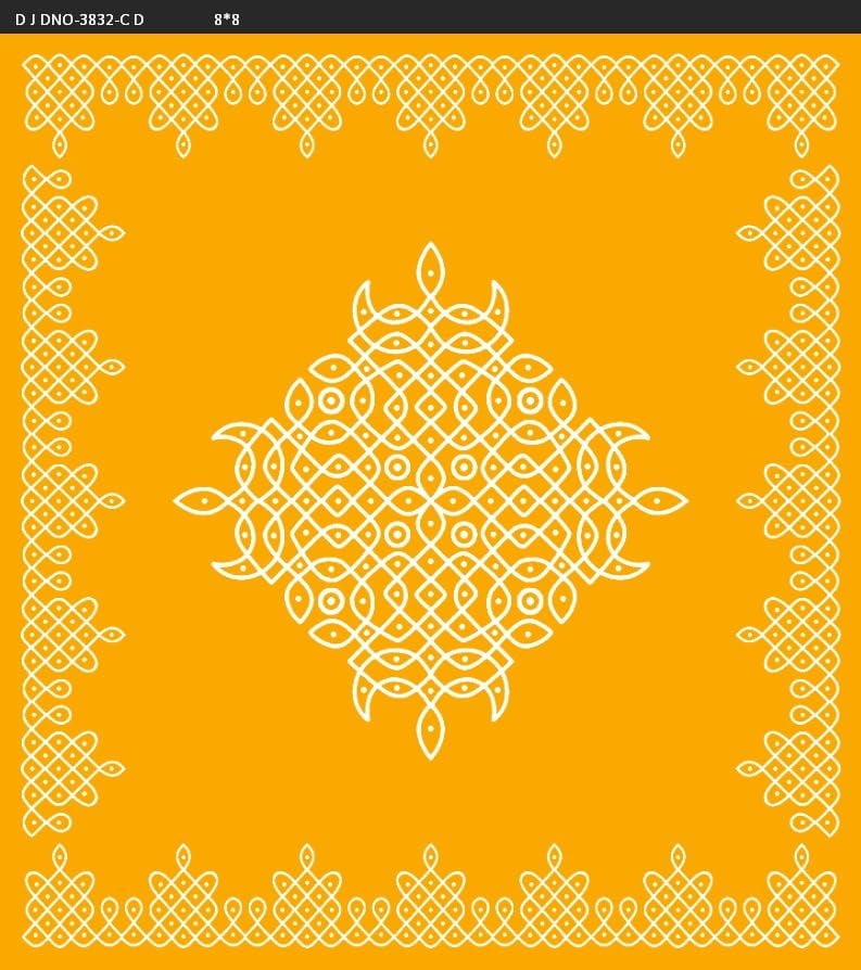 Talambralu Rangoli Floor Mat Kolam Design for All FestivalsHouse Hold ...