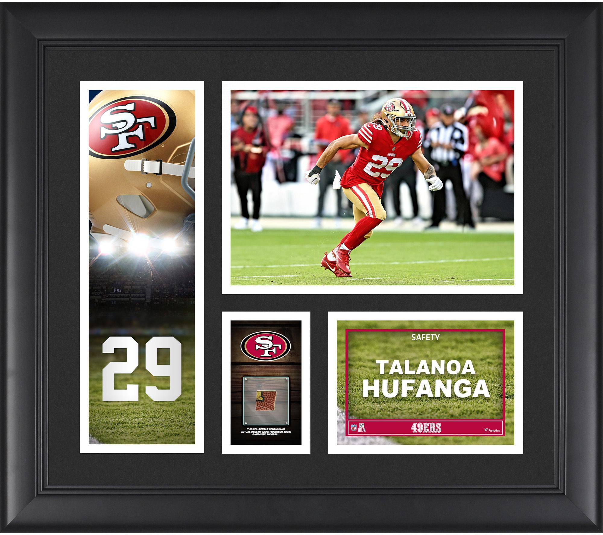Talanoa Hufanga San Francisco Framed 15" x 17" Player Collage with a ...