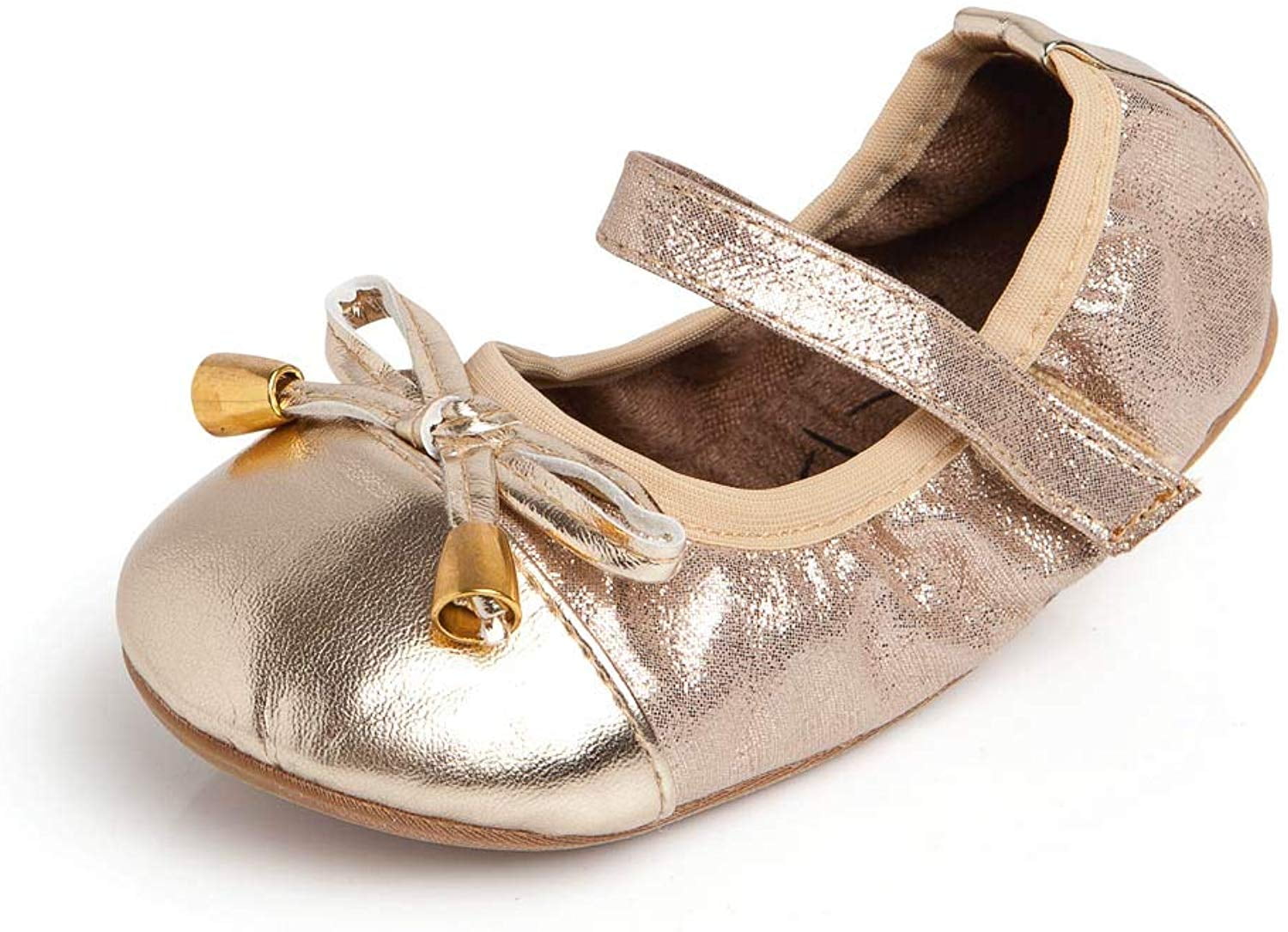 Talaria Toddler Girl's Premium Foldable Littles Flats with Strap 8C ...