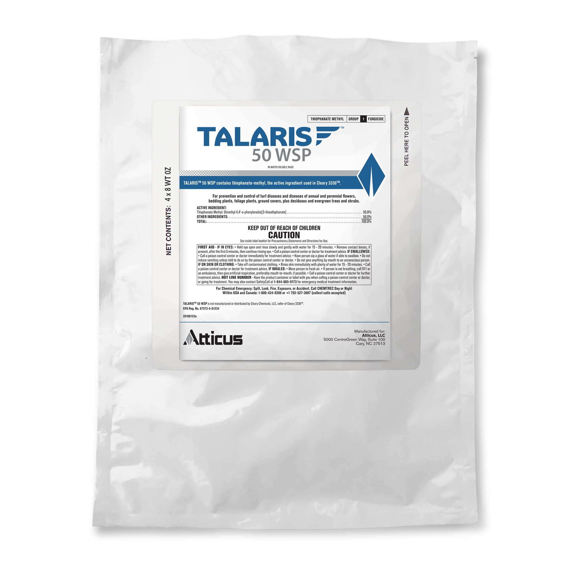 Talaris 50 WSP Fungicide (4 x 8 oz Packets) - (Compare to Cleary 3336 ...