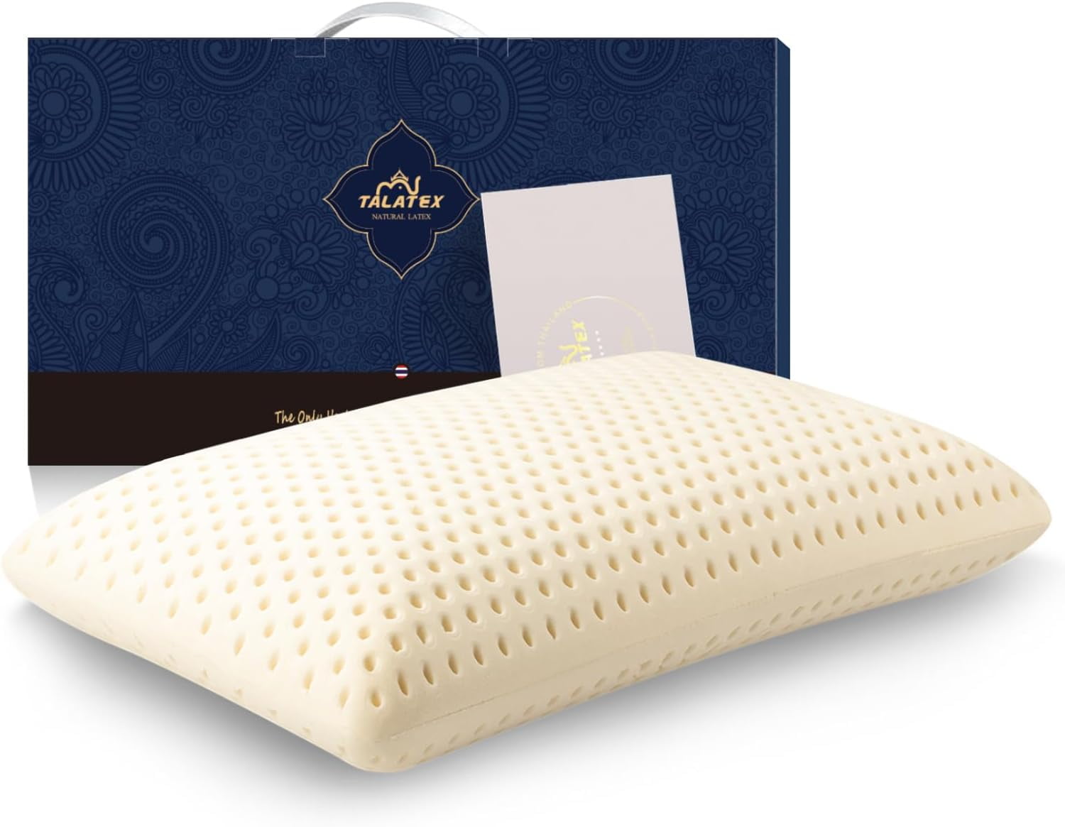 Talatex Talalay 100% Natural Premium Latex Pillow, Purefusion Talalay ...