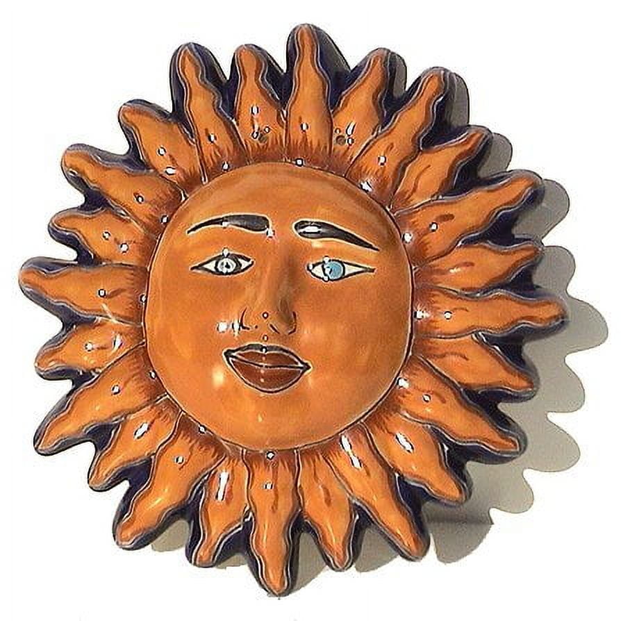 Talavera Ceramic Sun Face - Walmart.com