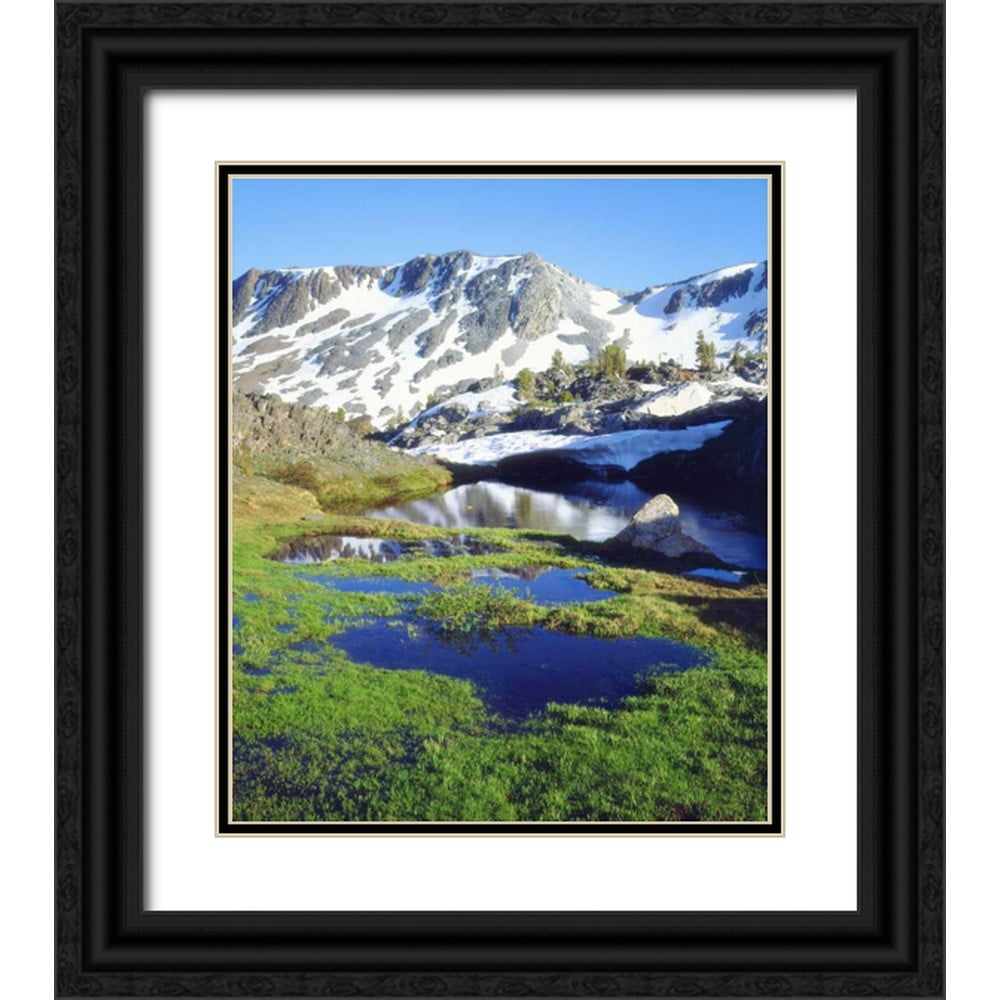 Talbot Frank, Christopher 12x14 Black Ornate Wood Framed with Double ...