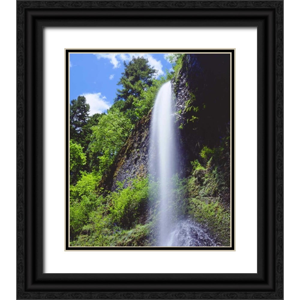 Talbot Frank, Christopher 12x14 Black Ornate Wood Framed with Double ...