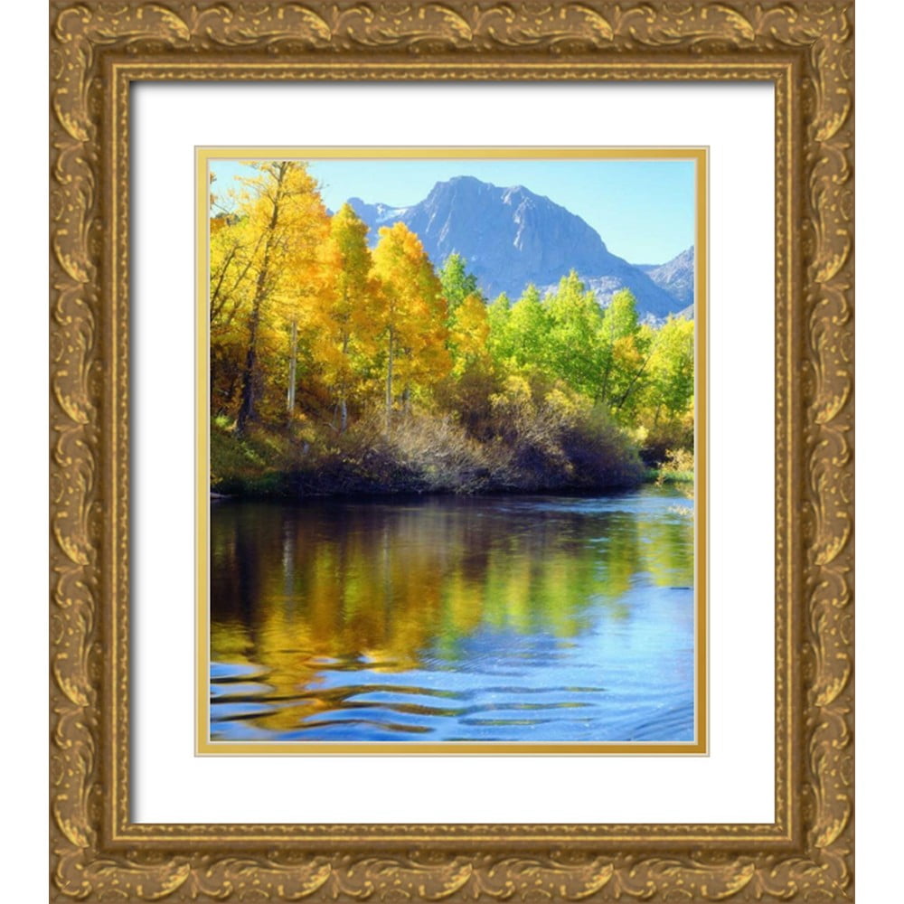 Talbot Frank, Christopher 15x17 Gold Ornate Wood Framed with Double ...