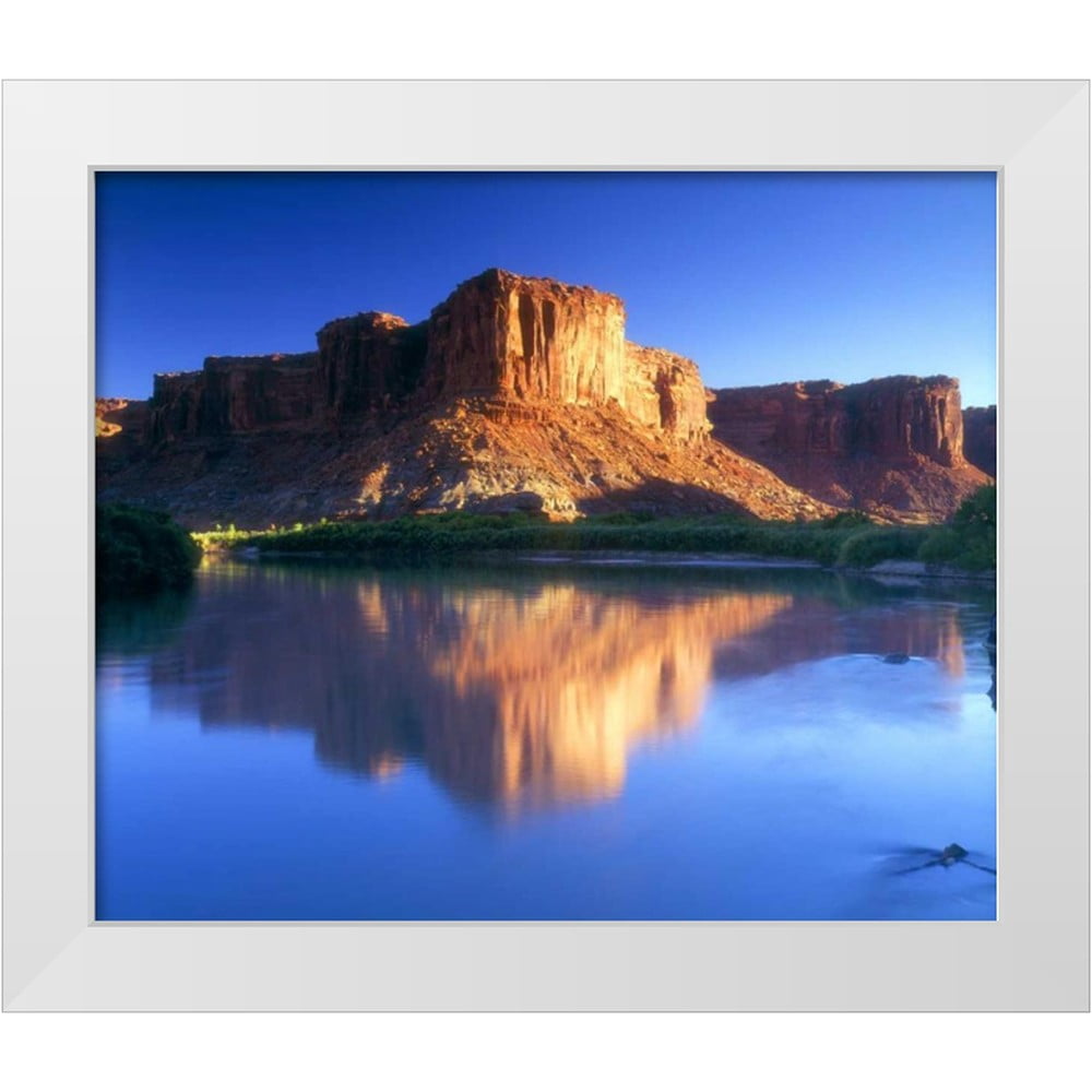 Talbot Frank, Christopher 17x15 White Modern Wood Framed Museum Art ...