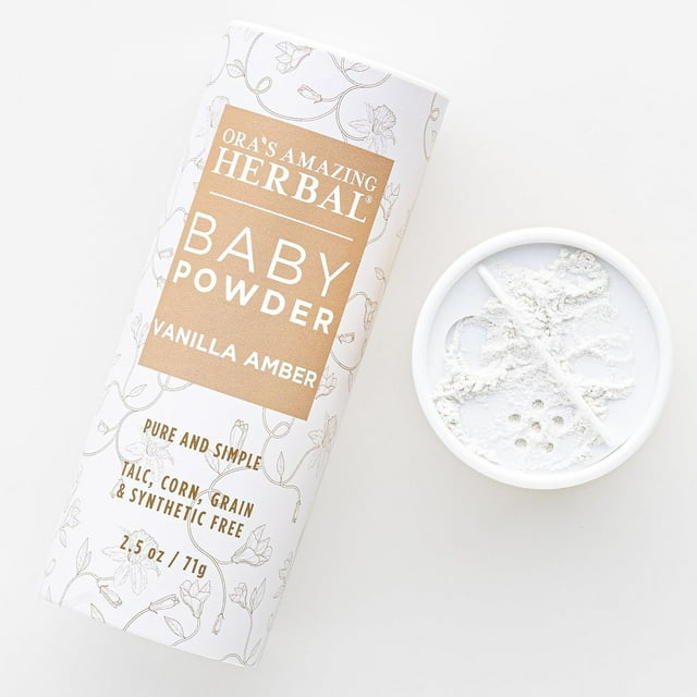 Ora's Amazing Herbal Talc Free Baby Powder, Fragrance Body, Real ...
