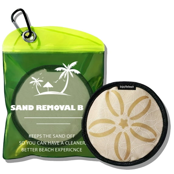 Talc-Free Beach Sand Remover Bag – Gentle, Skin-Friendly Sand Removal ...