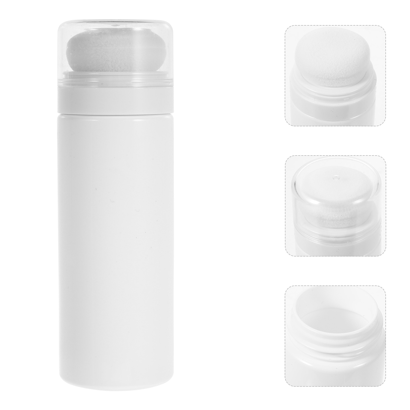 Talcum Powder Bottle Portable Powder Storage Bottle with Puff Empty ...